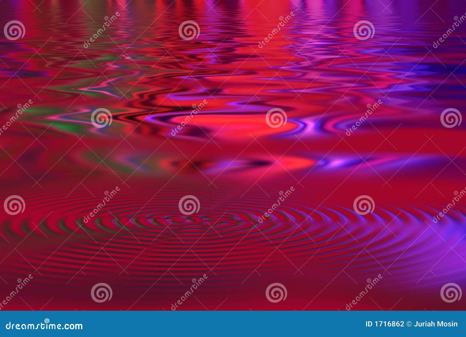 Ripples on red and magenta stock illustration. Illustration of colors ...