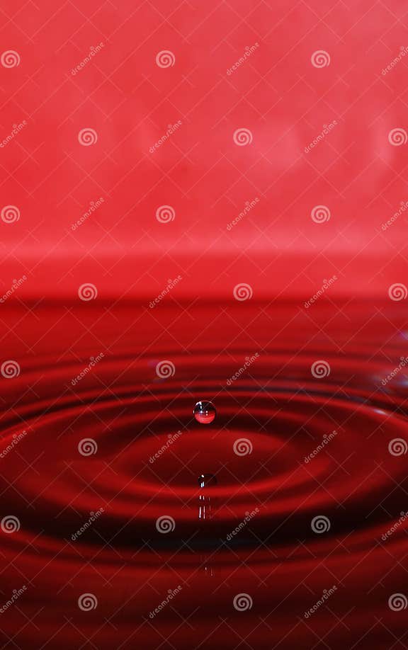 Ripples on red water stock photo. Image of nature, flowing - 11036956