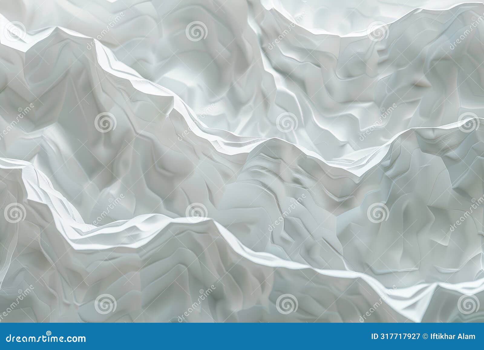 Ripples and Ridges on a White Mountain Range Create an Abstract Pattern ...