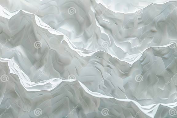 Ripples and Ridges on a White Mountain Range Create an Abstract Pattern ...