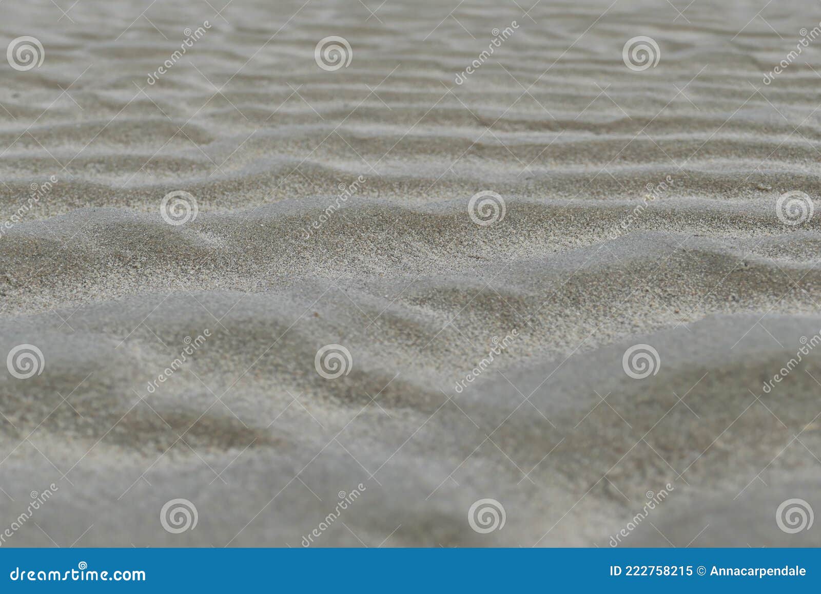Ripples in the Sand on the Beach Caused by Waves and Tides Stock Image ...
