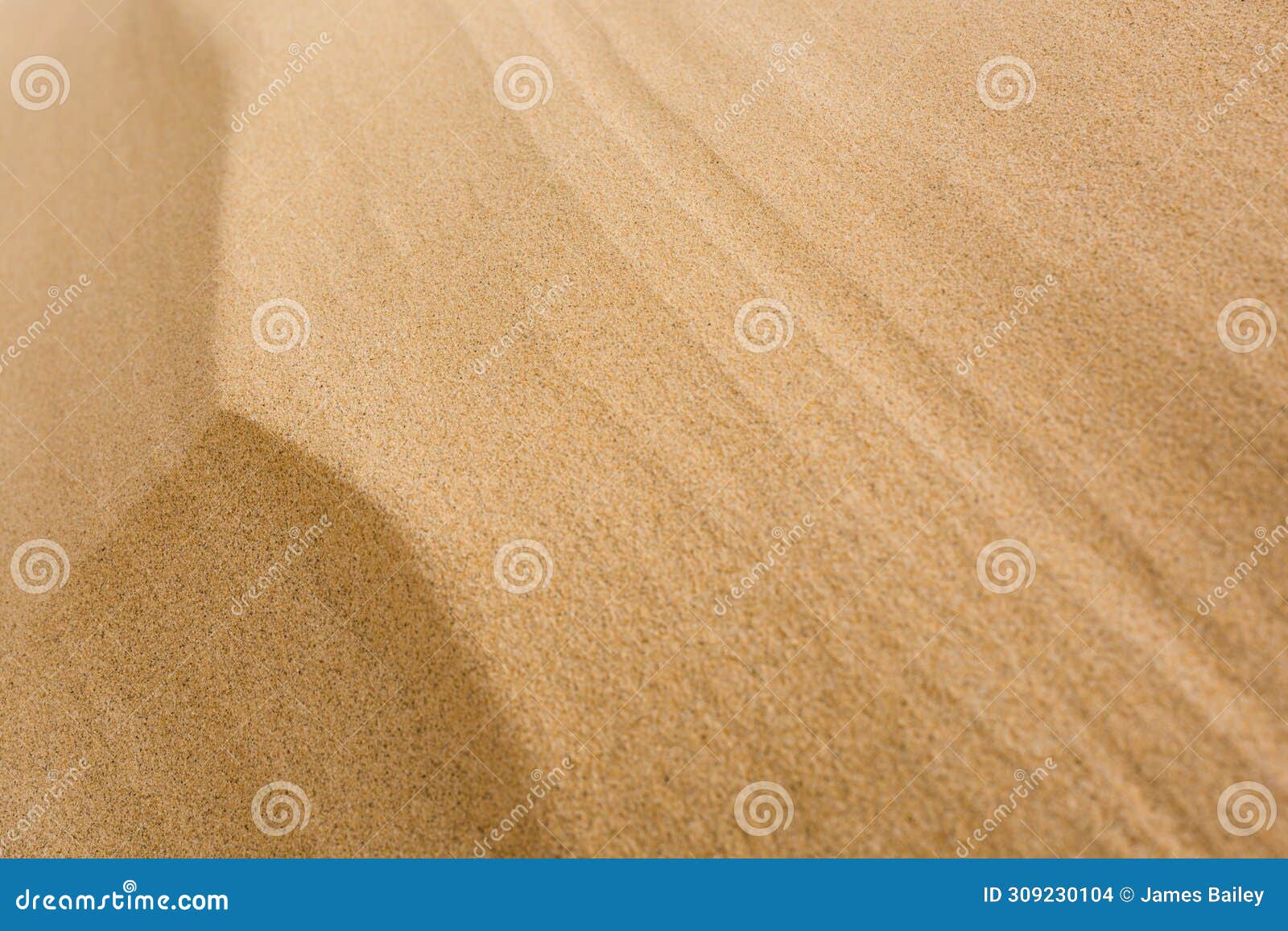 Ripples in a Sand Dune Creating a Wavy Repeating Pattern Stock Photo ...