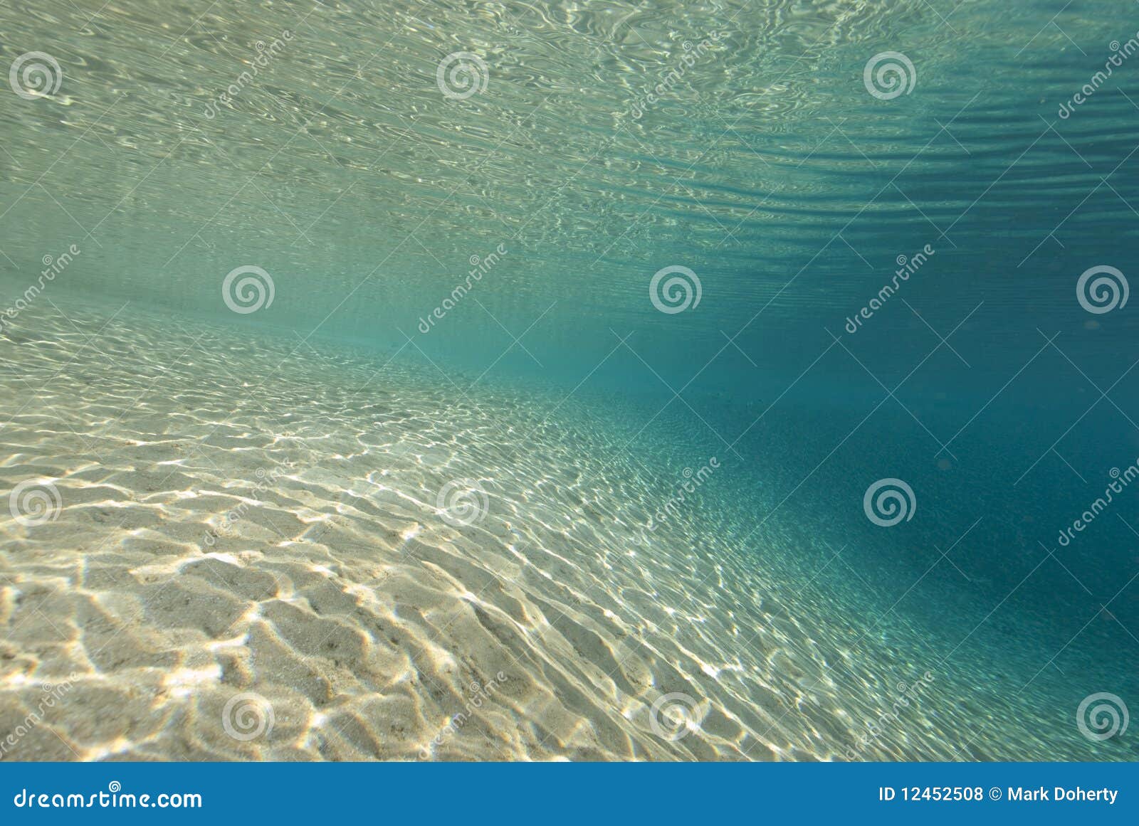 Ripples of Sunlight Underwater Stock Photo - Image of tranquil, waters ...