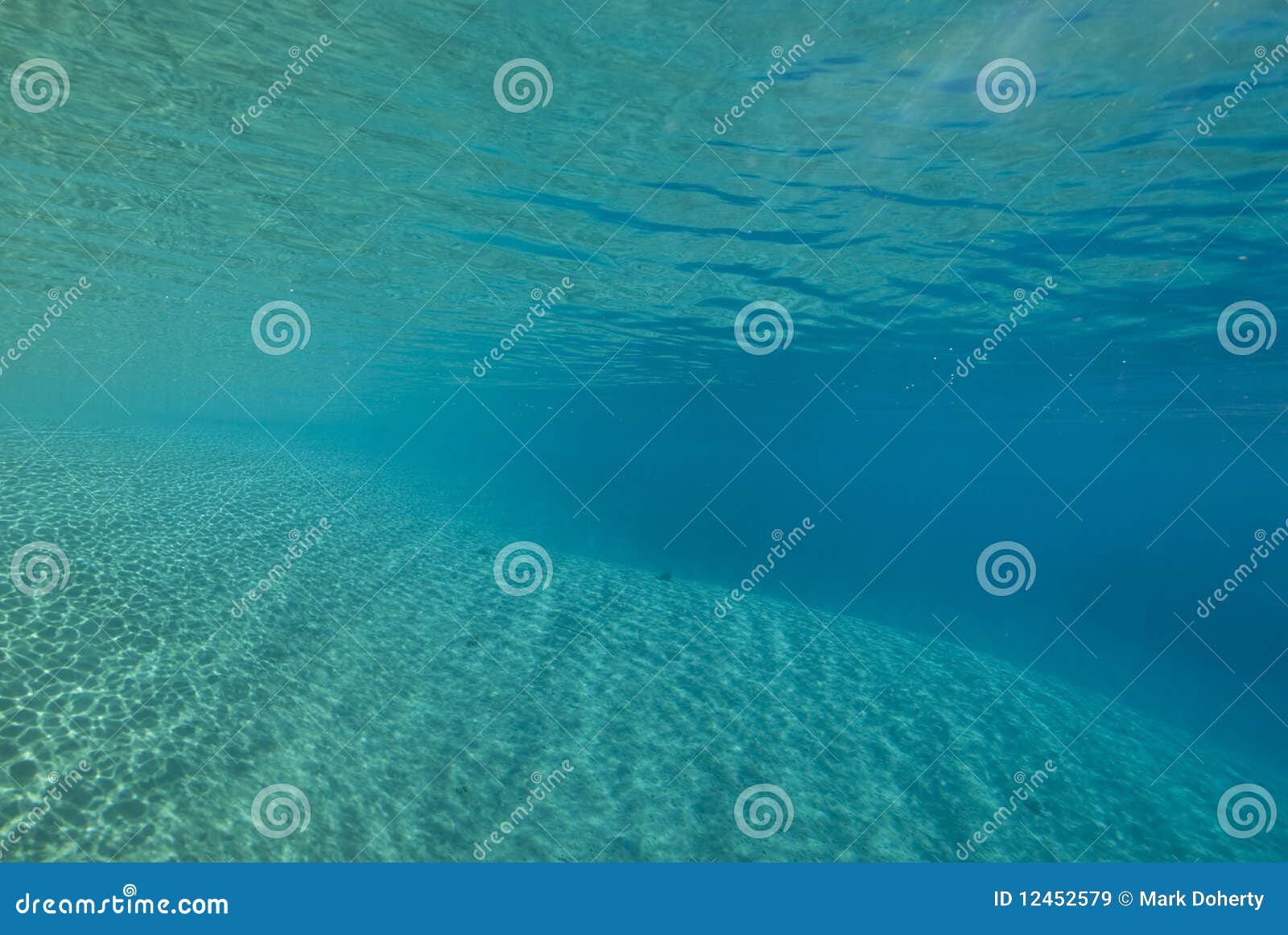 Ripples of Sunlight Underwater Stock Image - Image of scenic ...