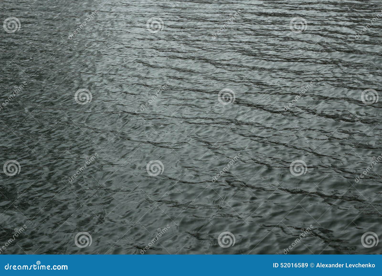 Ripples on the Surface of the Dark Water Background Stock Image - Image ...