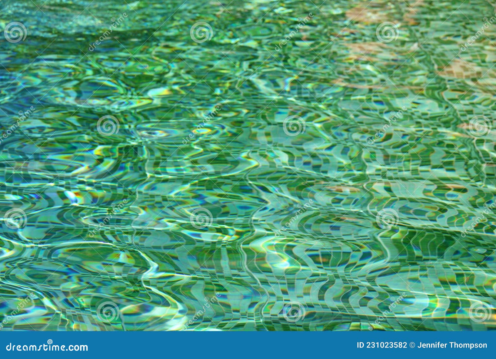 Ripples in a swimming pool stock photo. Image of water - 231023582
