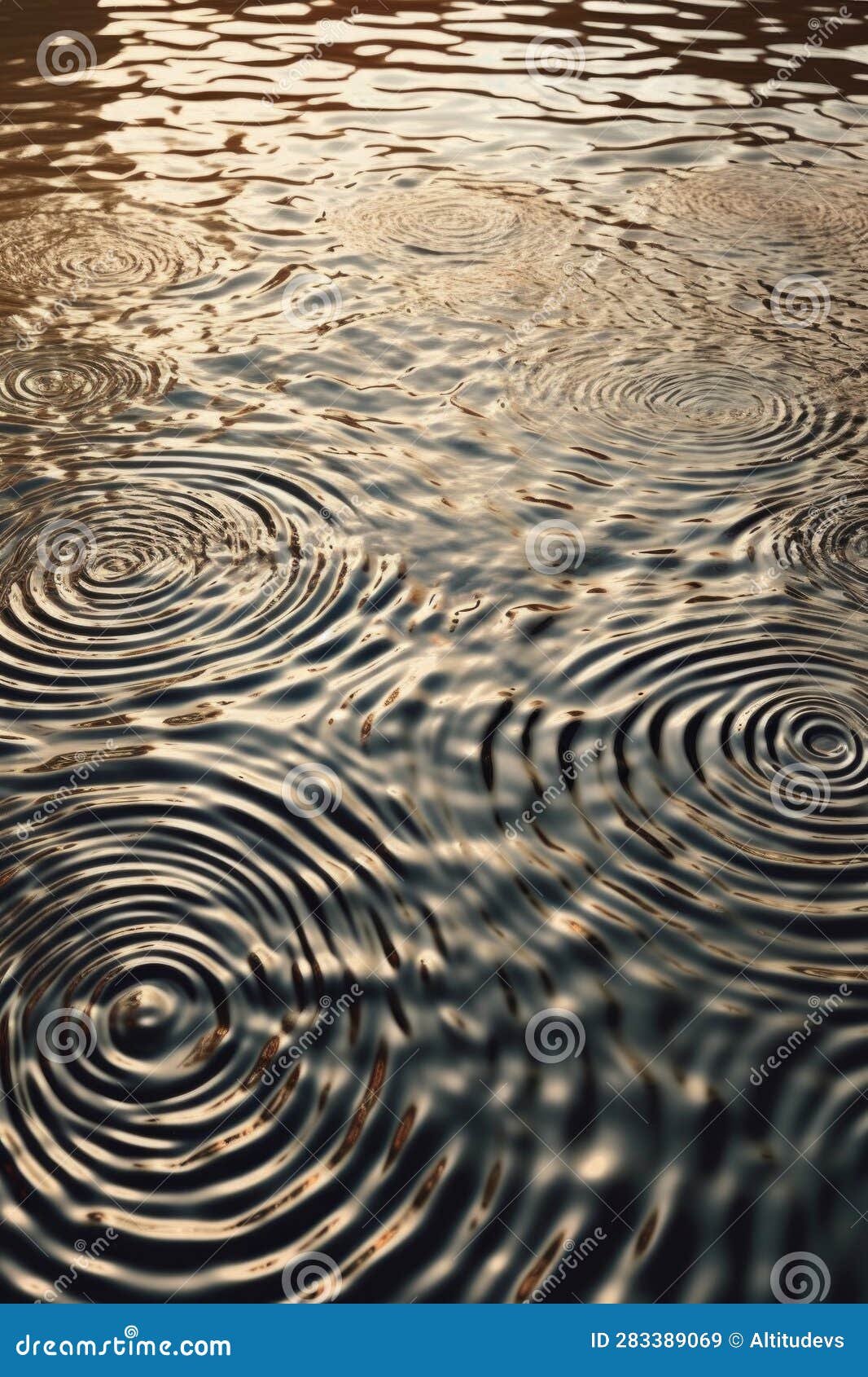 Ripples in Water after Multiple Pebbles Thrown, Illustrating Collective ...