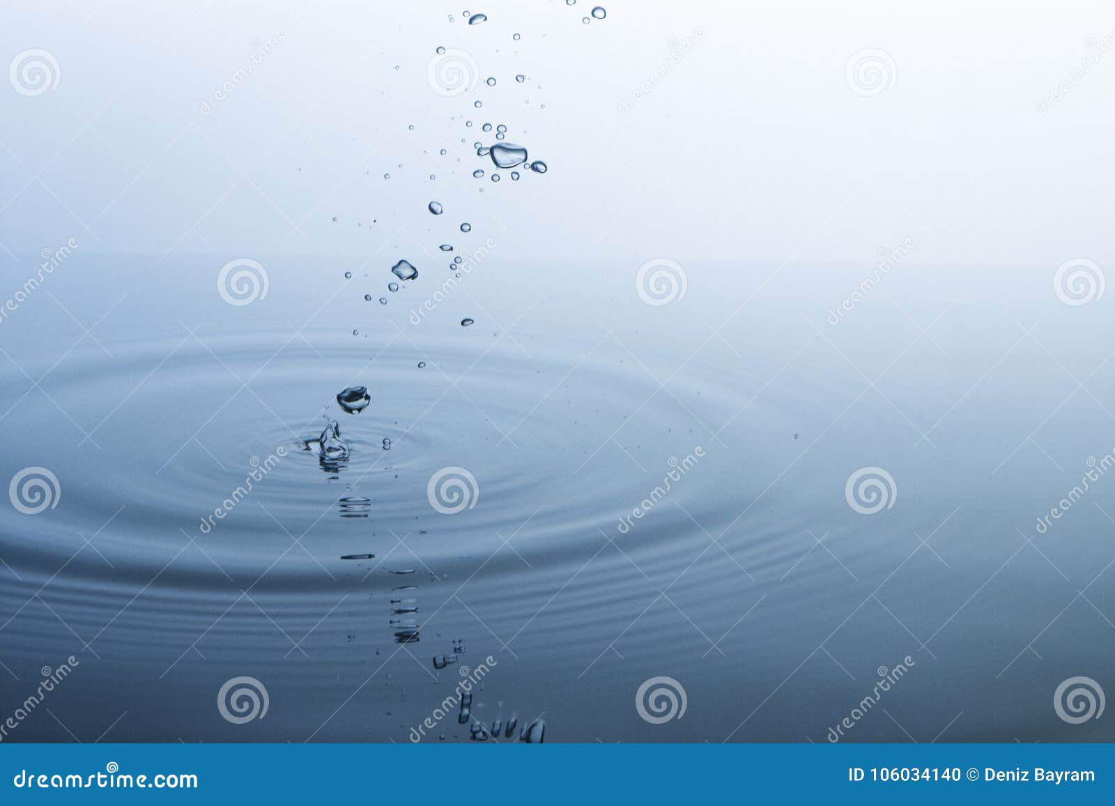Ripples on the Water Surface and Bubles Stock Photo - Image of drinking ...