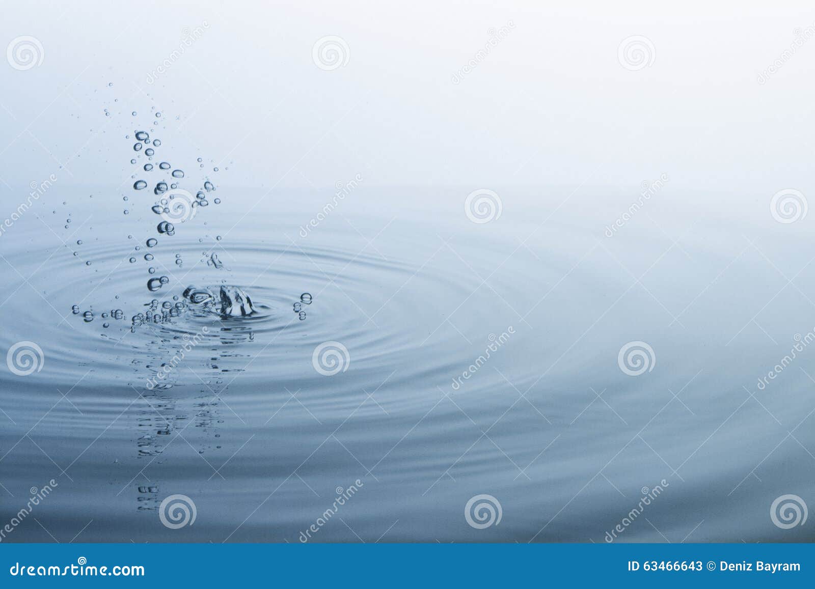 Ripples on the Water Surface and Bubles Stock Image - Image of ...