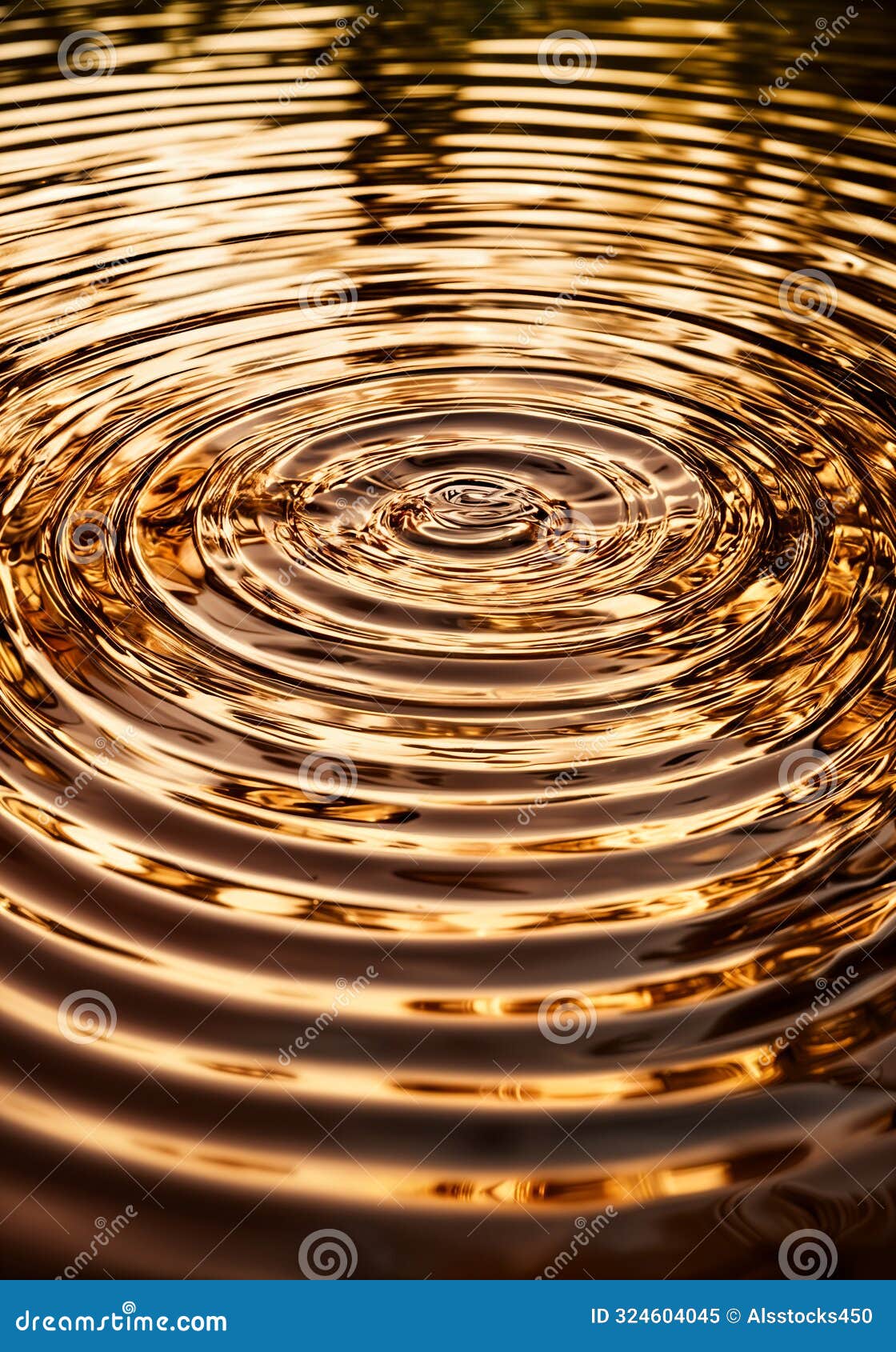 Ripples on water surface stock illustration. Illustration of background ...