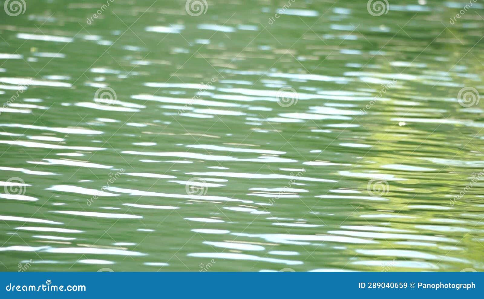 Ripples on Water Surface with the Reflection of Sky and Clouds. Clouds ...