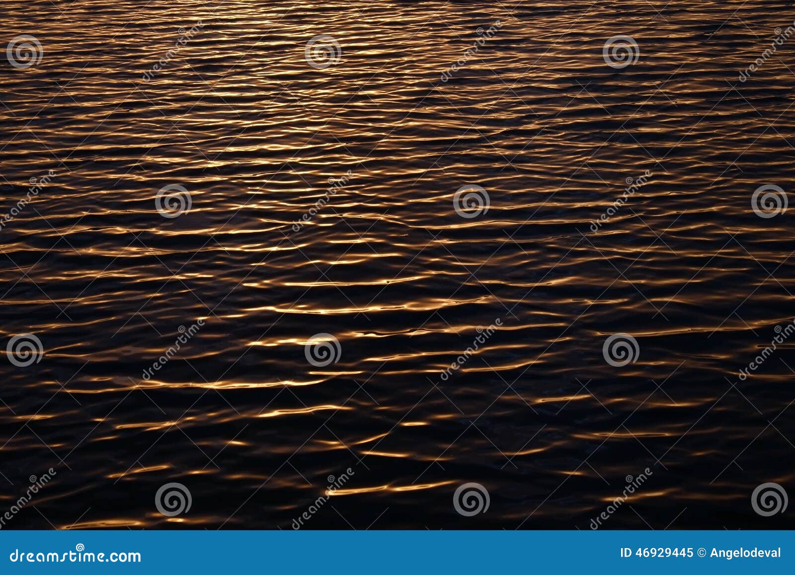 Ripples on Water Surface during Sunset Stock Image - Image of marine ...