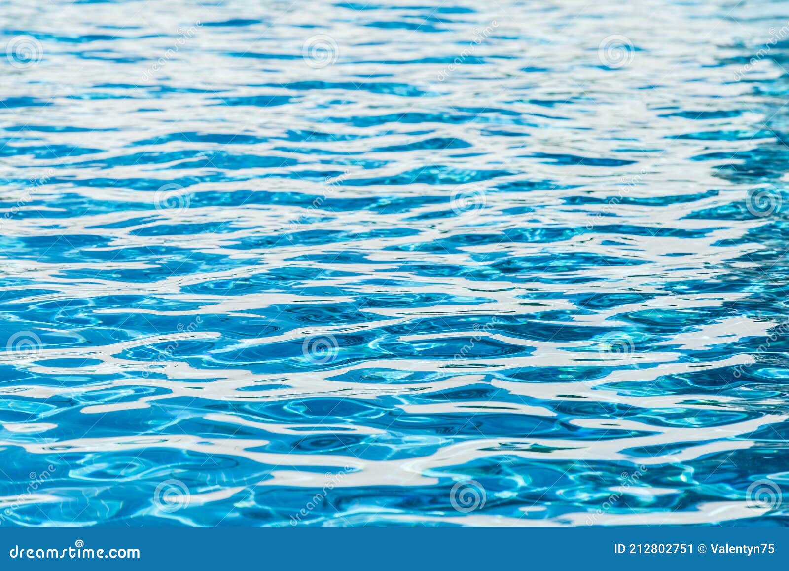 Ripples on the Water in the Swimming Pool Stock Image - Image of ...