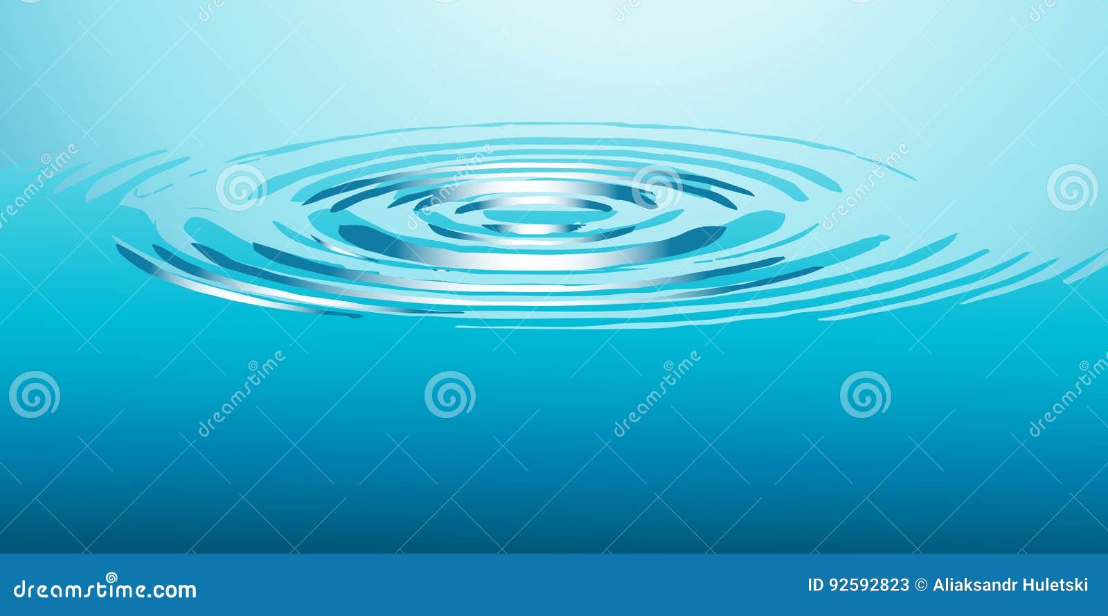 Ripples_on_water Cartoon Vector | CartoonDealer.com #92592823