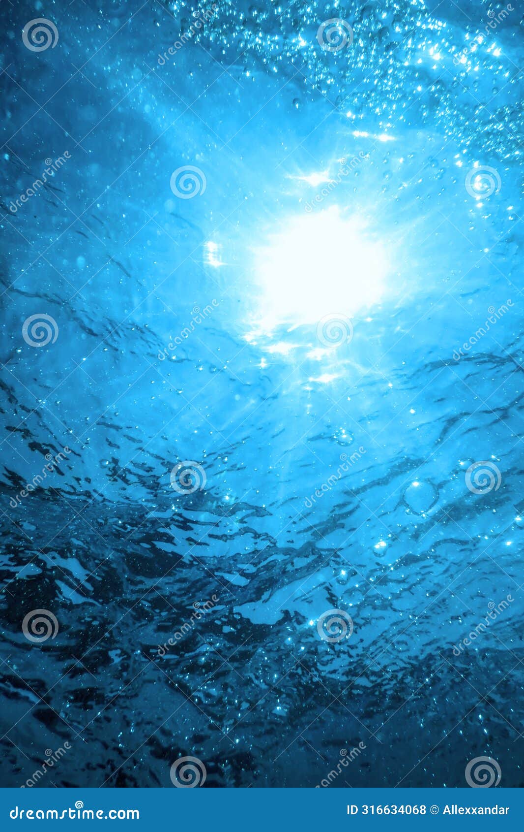 Ripples and Waves, Reflection Light Underwater Stock Photo - Image of ...