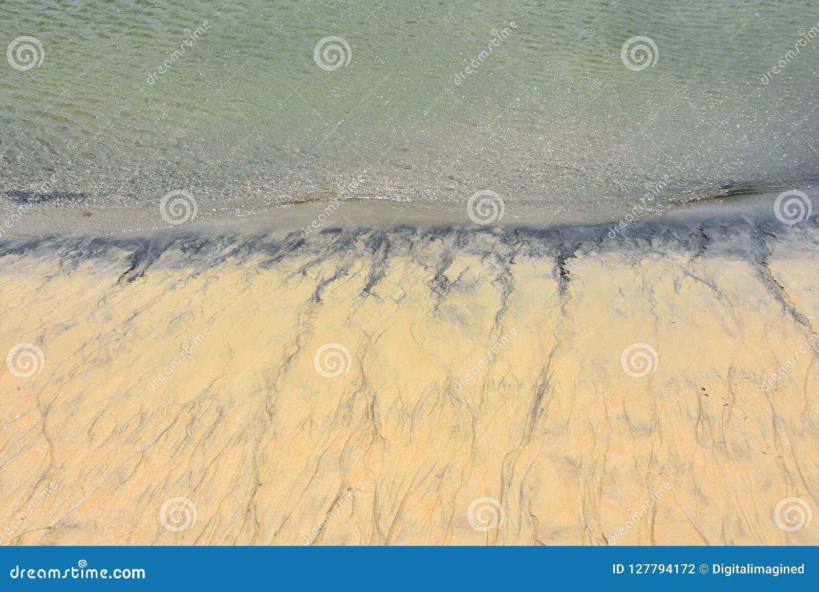 Ripples and Waves in a Sand Dune by a River Stock Photo - Image of ...