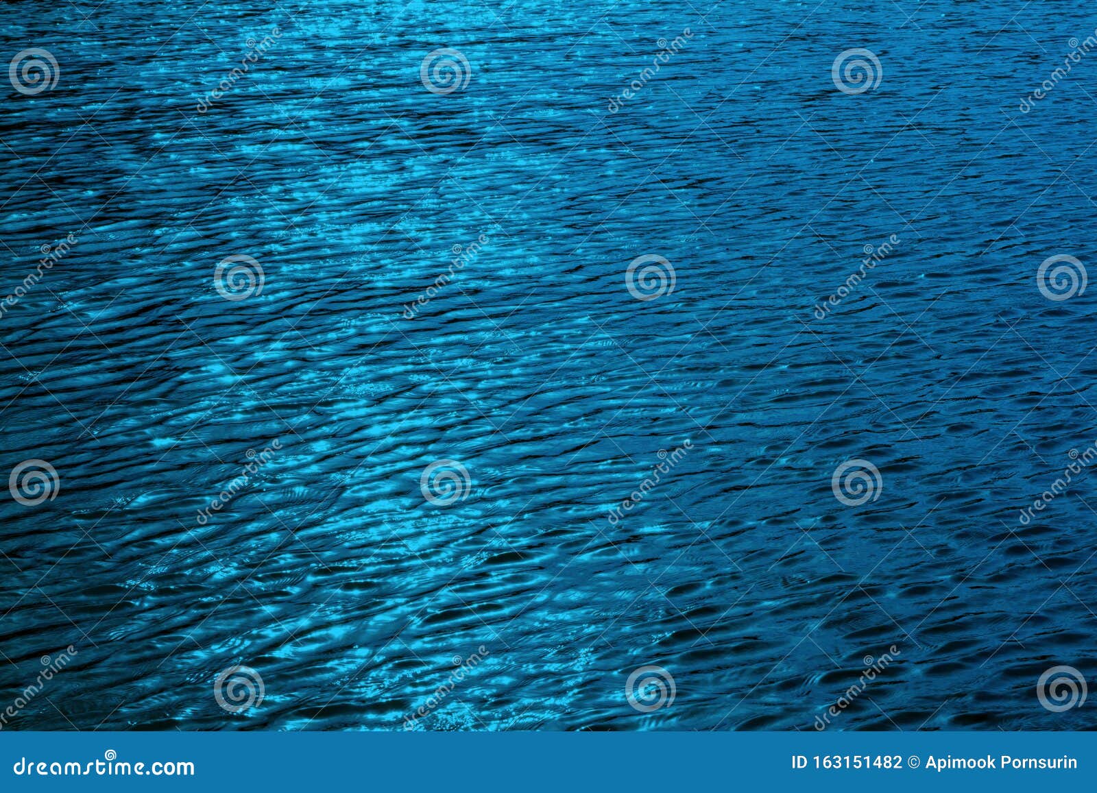 Rippling Blue Water Surface.water River for Background Stock Photo ...