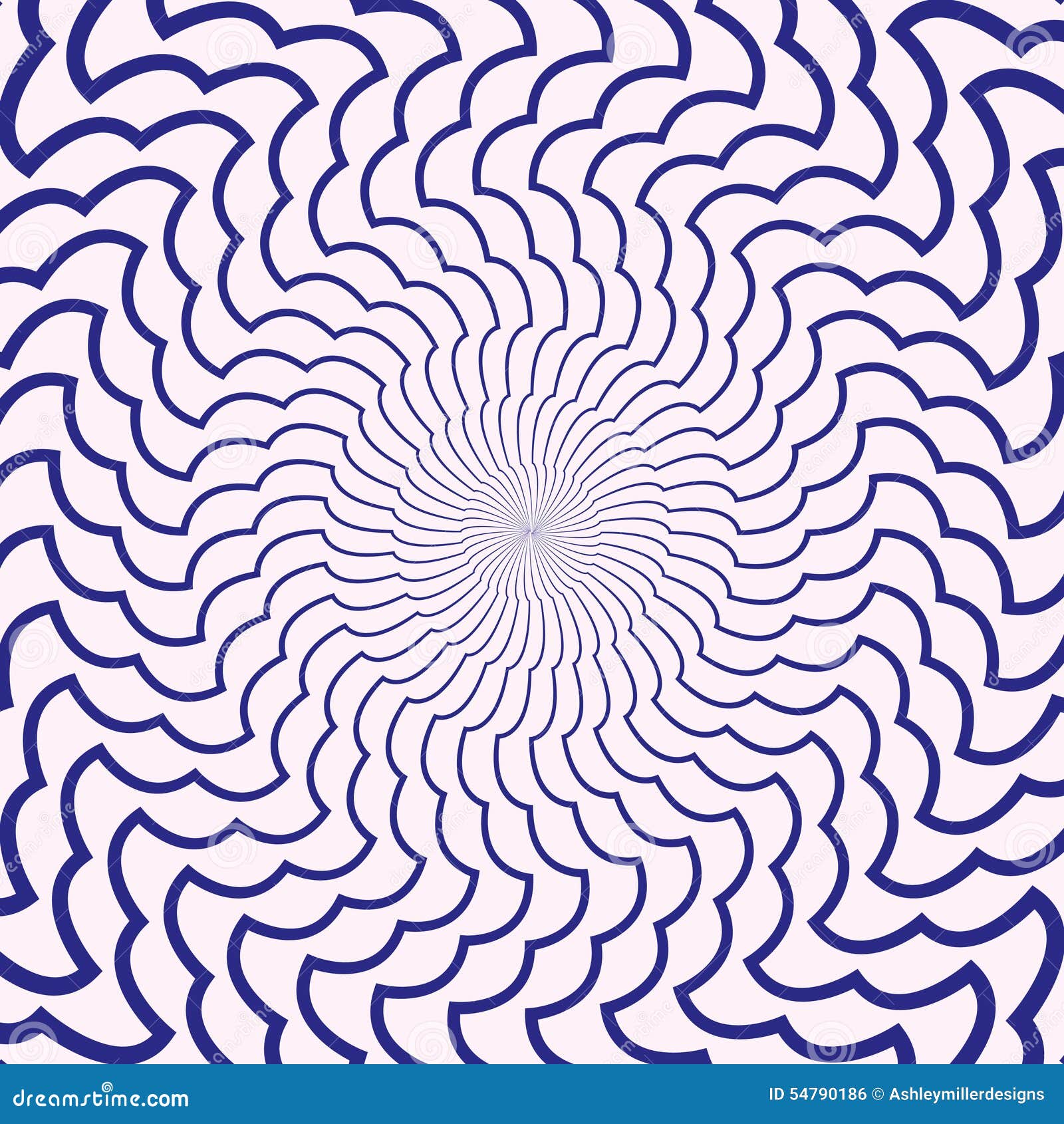 Rippling Rings Optical Illusion Stock Vector - Illustration of circle ...