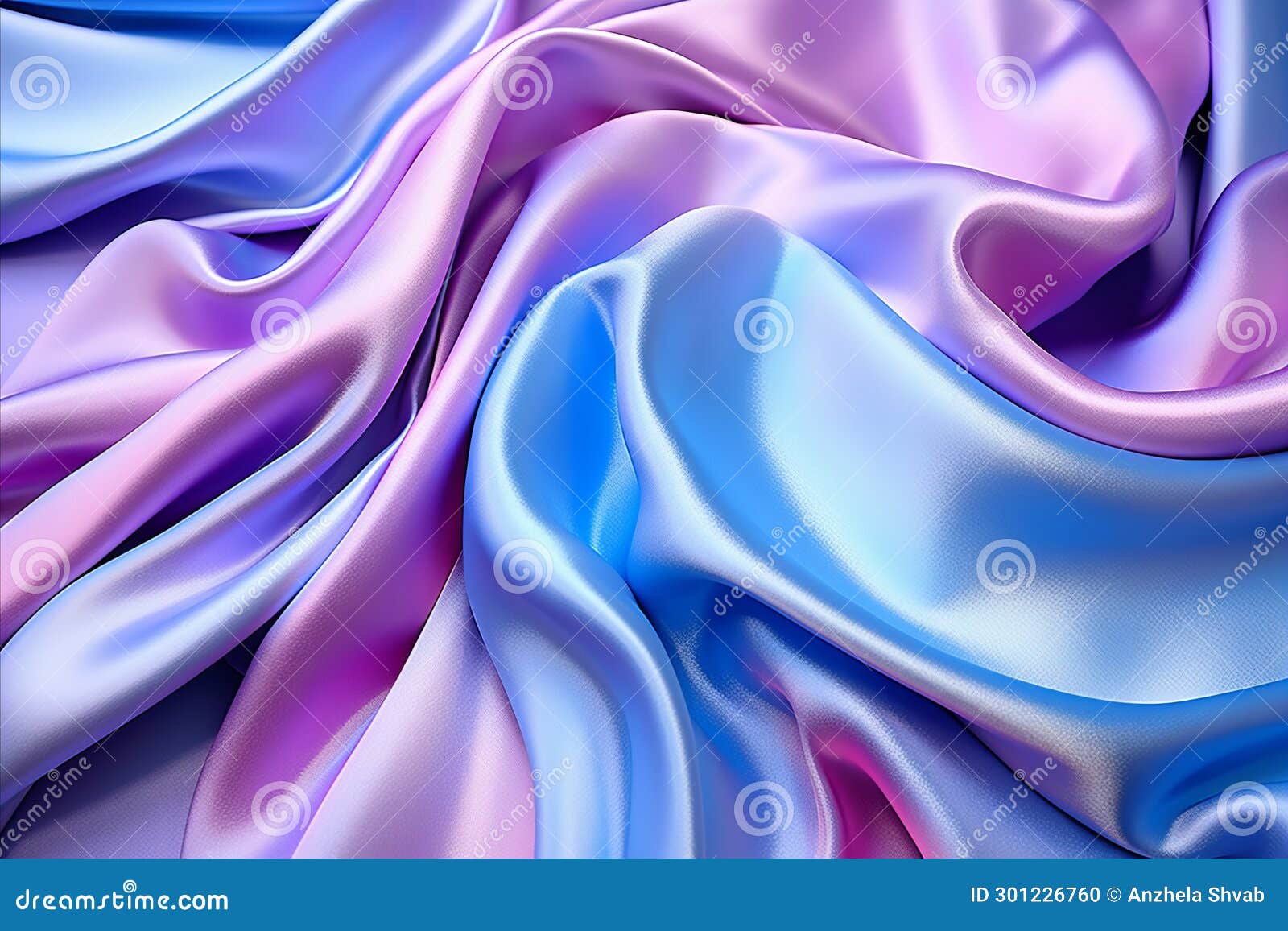 Rippling Silk Fabric Folds. Abstract Backgrounds Transforming With Slow ...