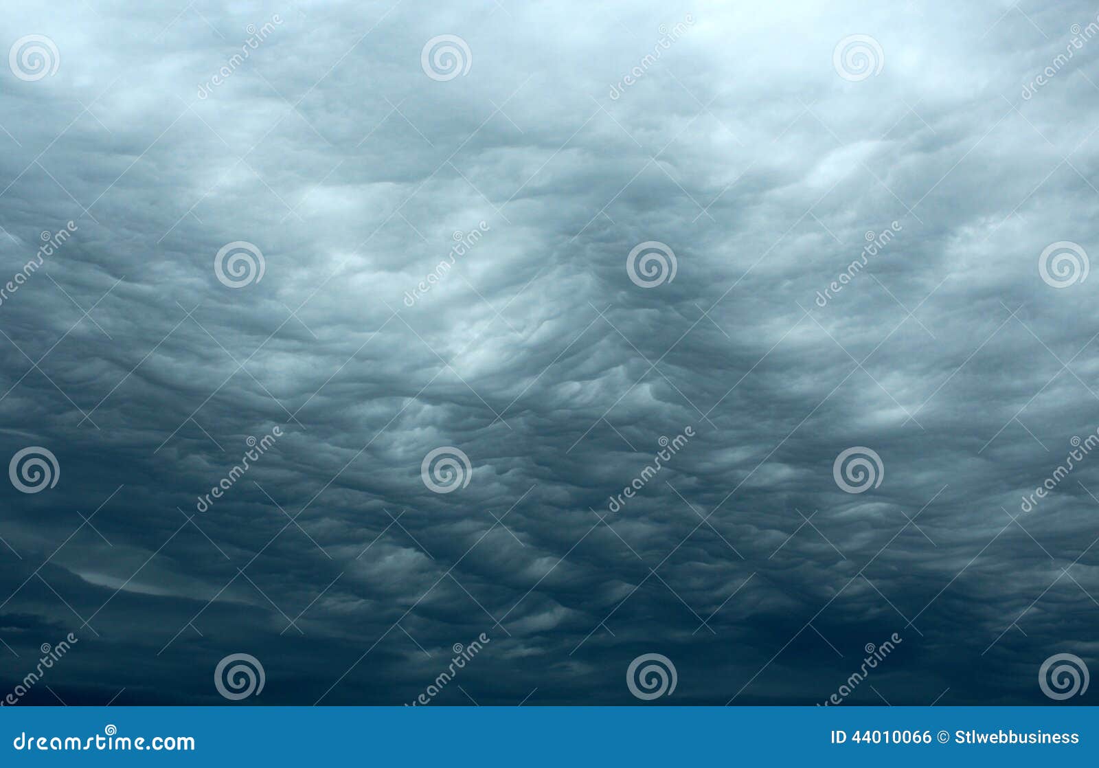 Rippling Stormy Clouds stock photo. Image of cloud, calm - 44010066