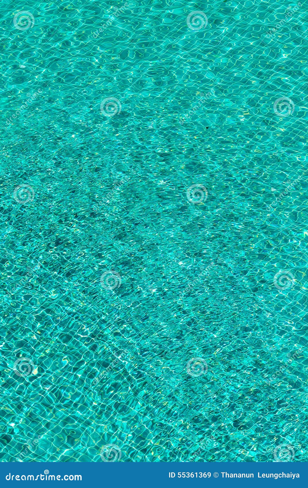 Rippling water in a pool. stock image. Image of colored - 55361369