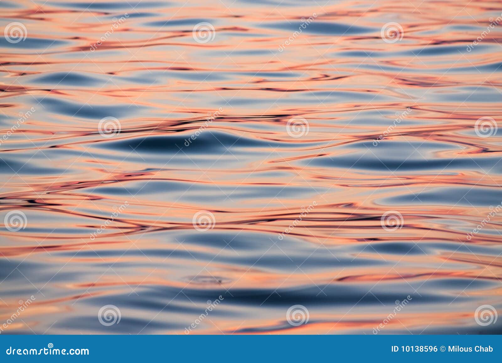 Rippling water on sunset stock photo. Image of pattern - 10138596