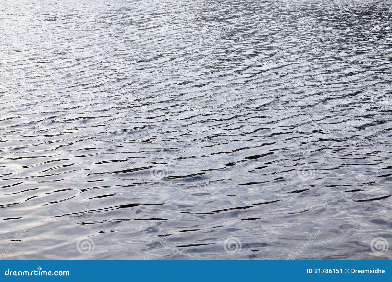 Rippling Water Surface of a River Stock Image - Image of clear, smooth ...