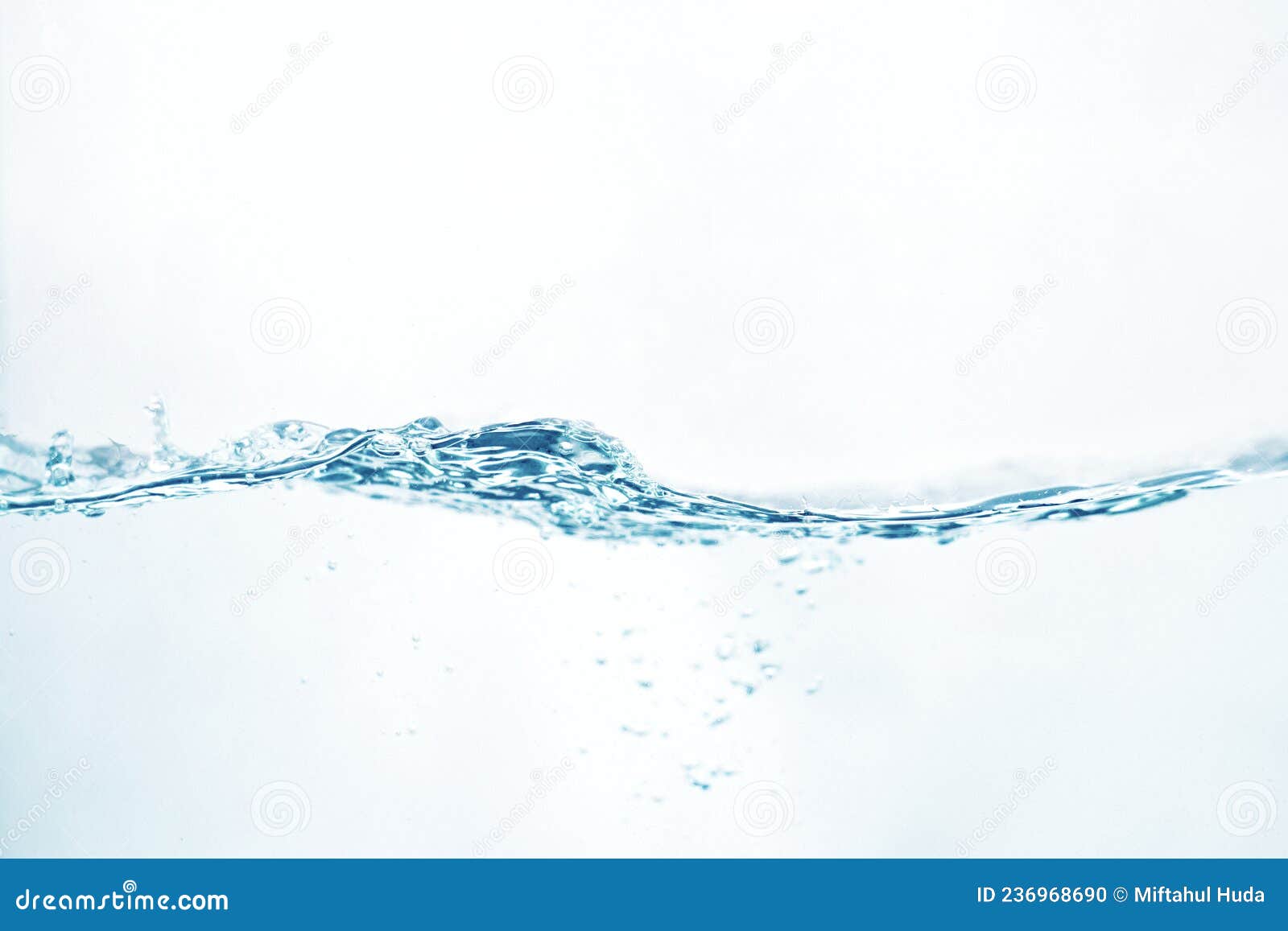 The Rippling Water Surface from the Side View Stock Photo - Image of ...