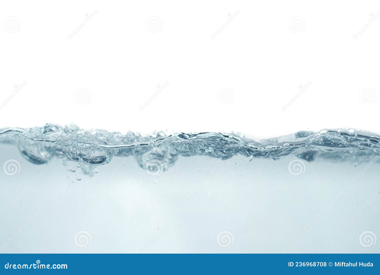 The Rippling Water Surface from the Side View Stock Photo - Image of ...