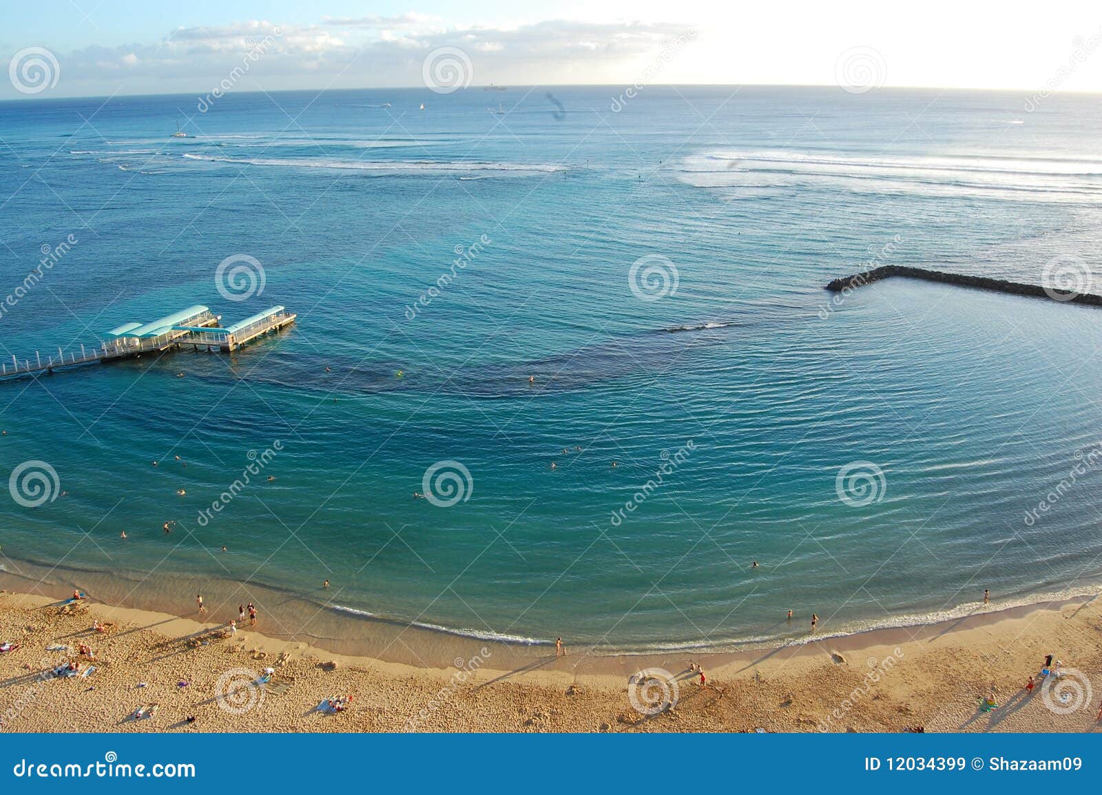 Rippling Waves stock image. Image of ocean, beach, hawaii - 12034399