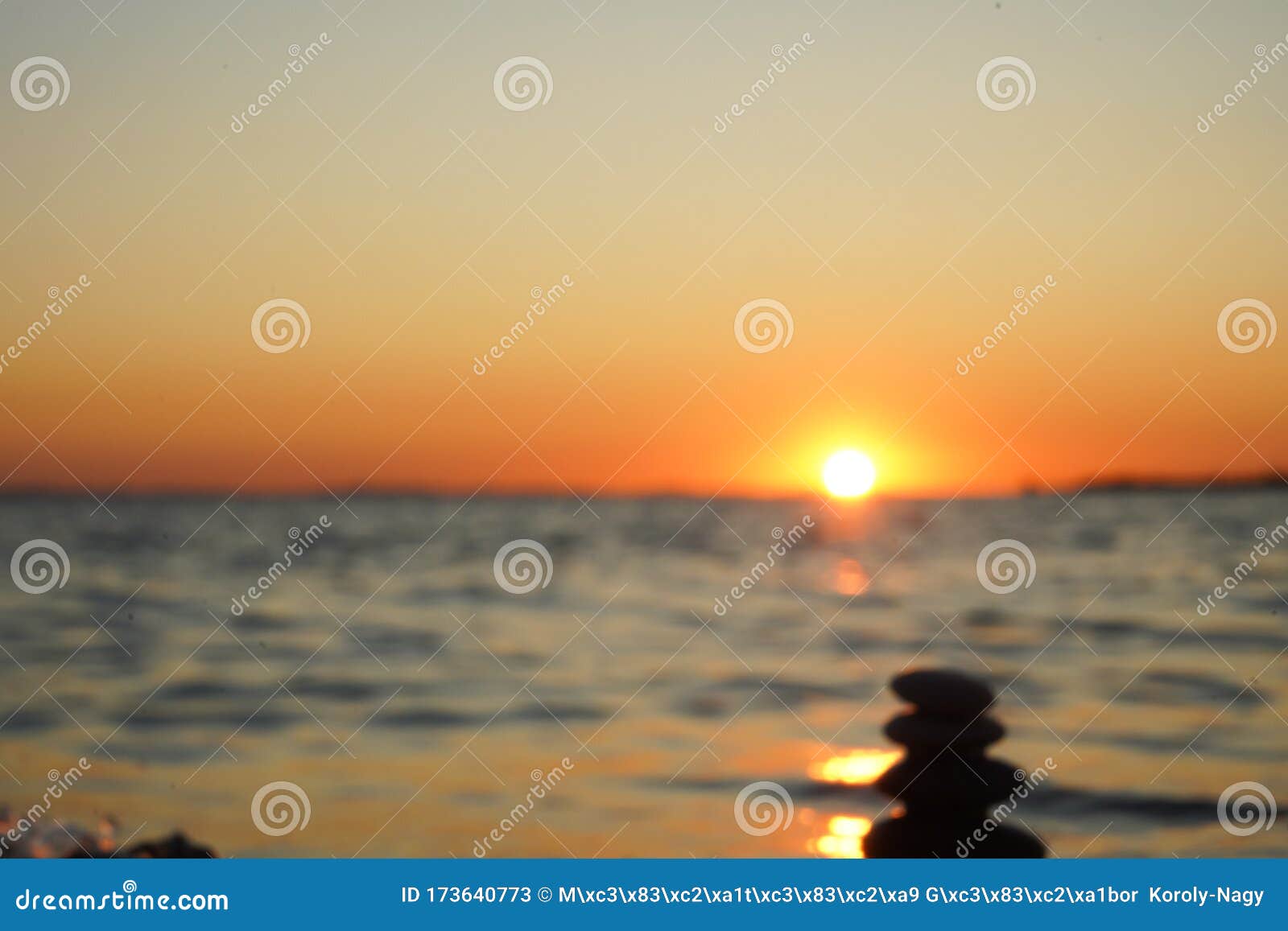 Riprap on Beach at Sunset 03 Stock Image - Image of riprap, sunset ...