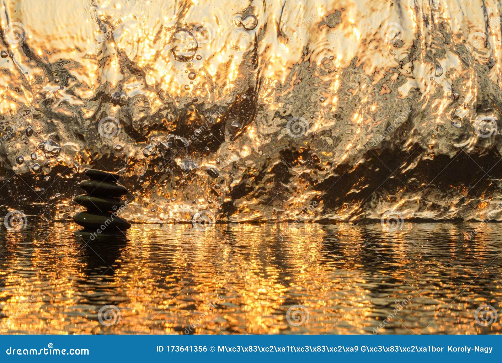 Riprap on Beach at Sunset 05 Stock Photo - Image of croatia, rock ...