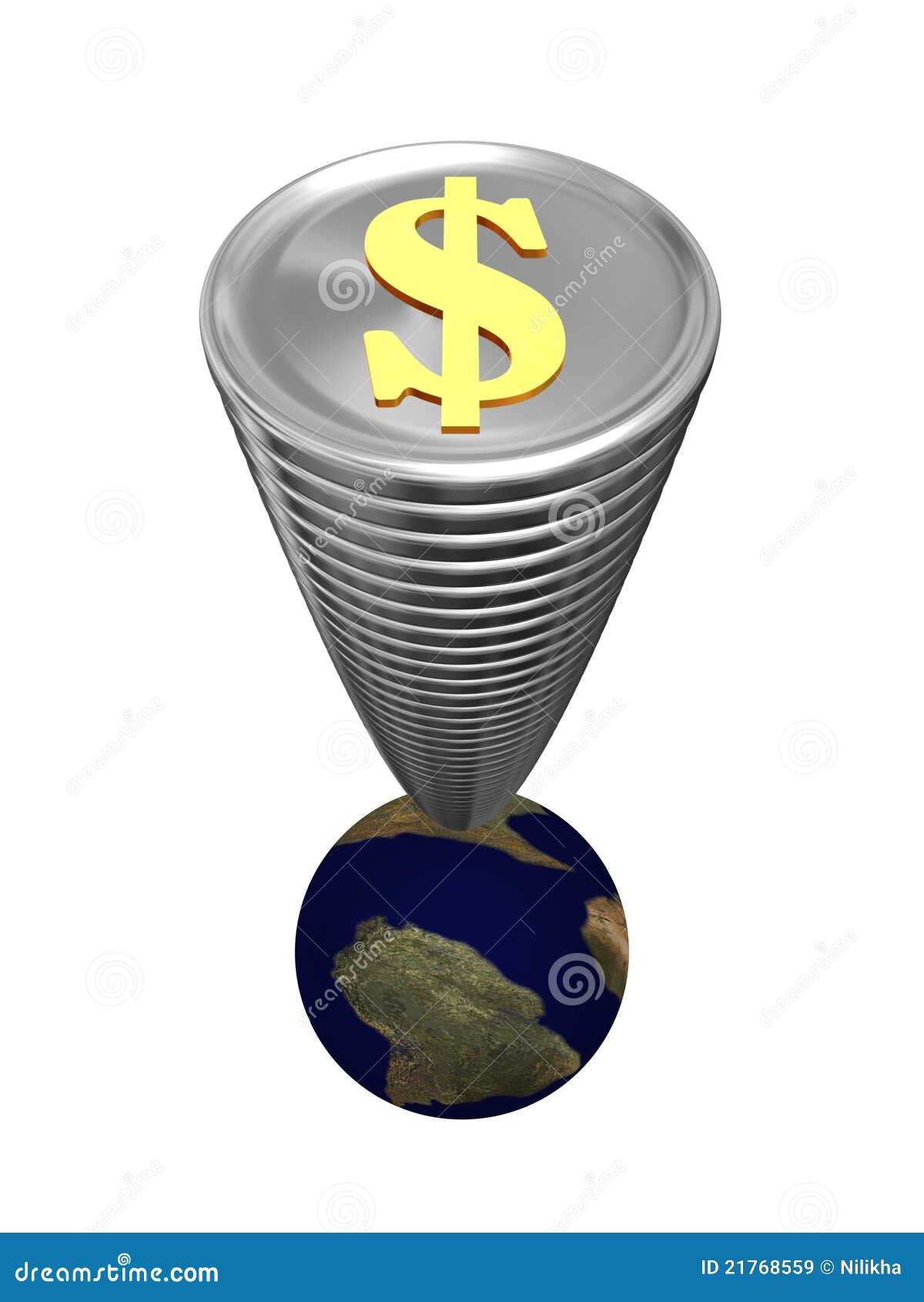 Riqueza do mundo ilustração stock. Ilustração de progresso - 21768559