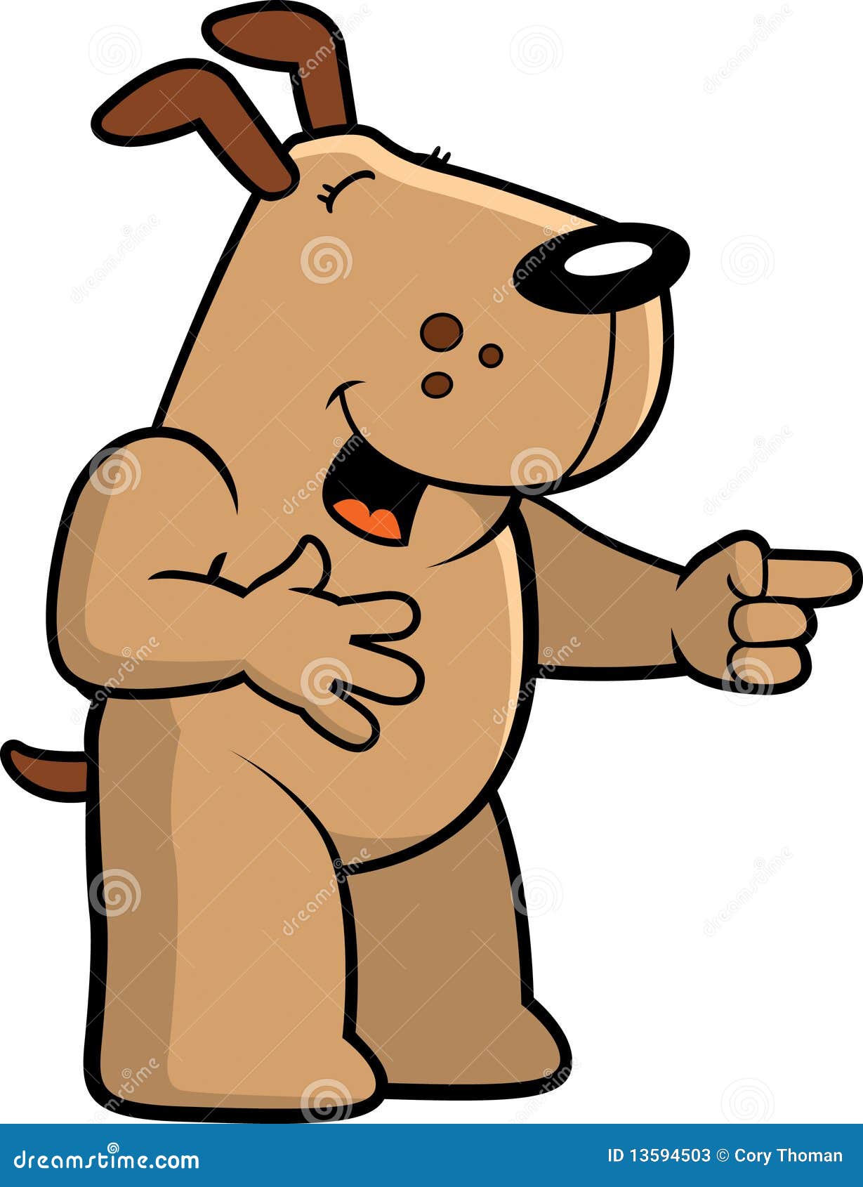 Risata del cane illustrazione vettoriale. Illustrazione di cane - 13594503