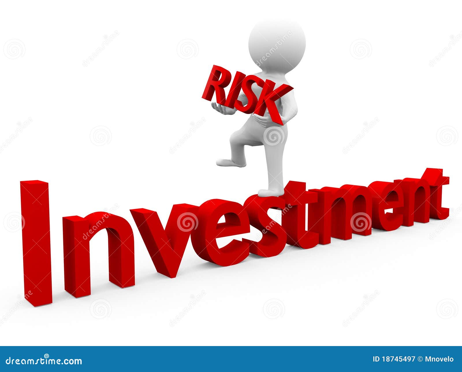 Rischio d'investimento illustrazione di stock. Illustrazione di ...