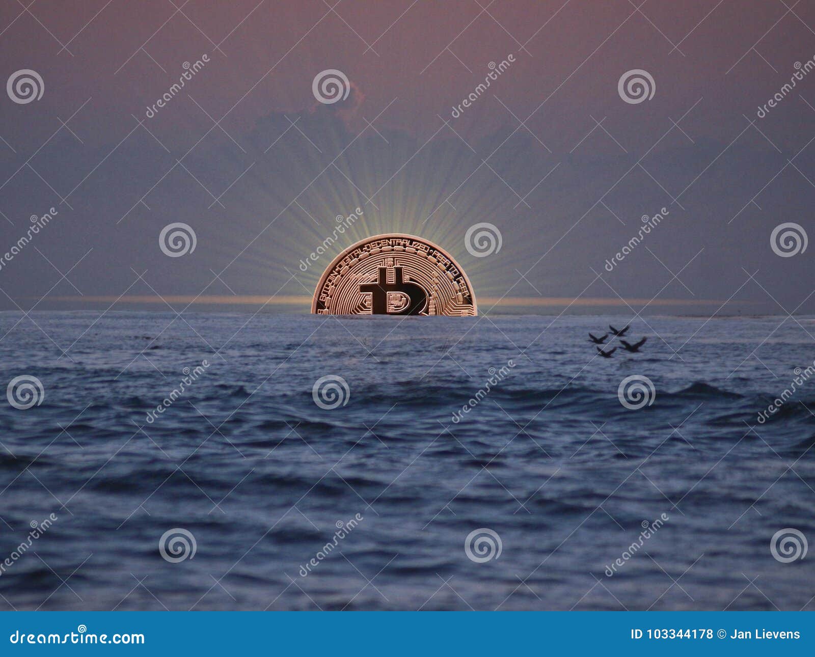 The rise of Bitcoin stock photo. Image of international - 103344178