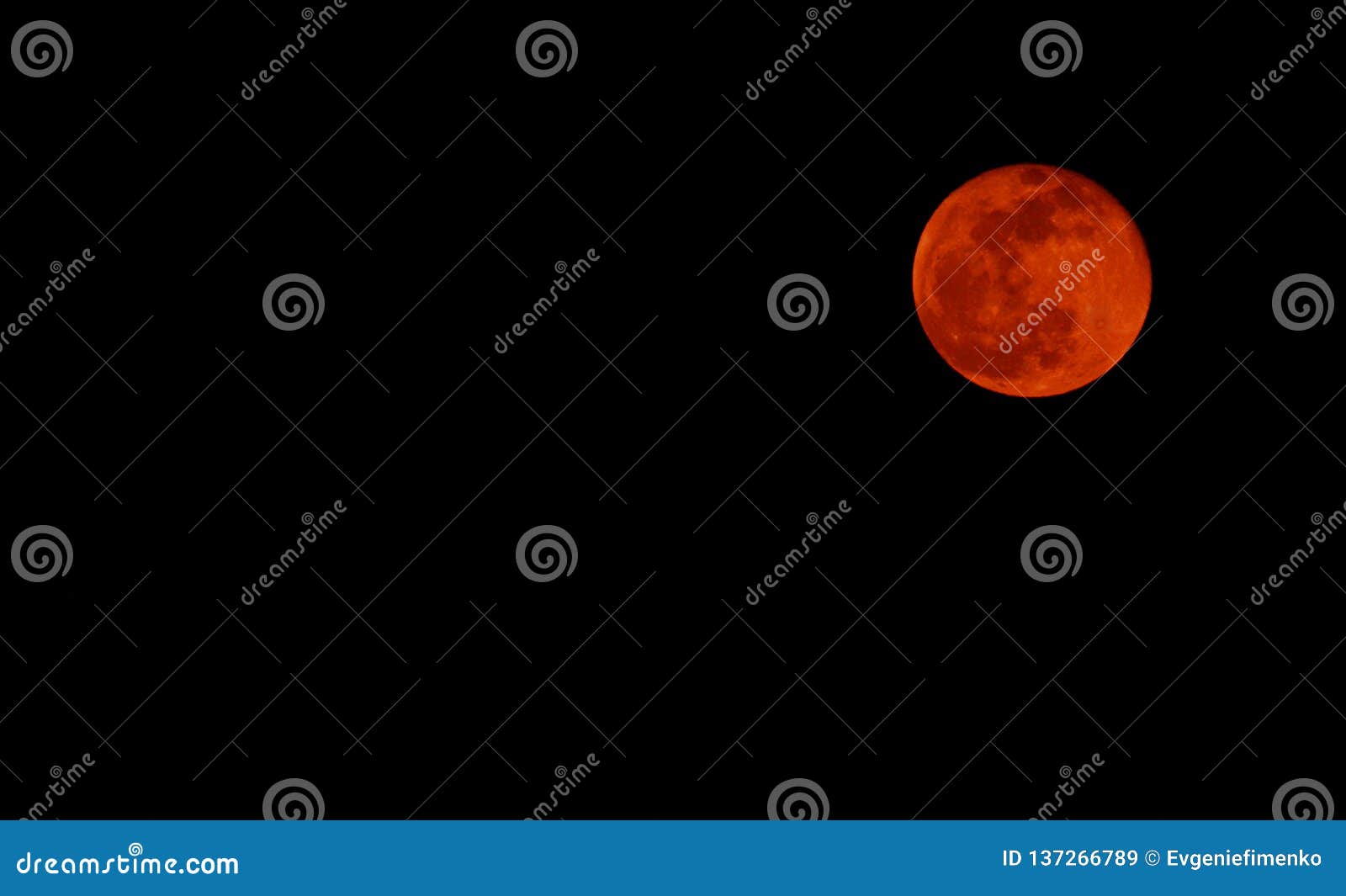 Rise of the blood moon. stock image. Image of blood - 137266789