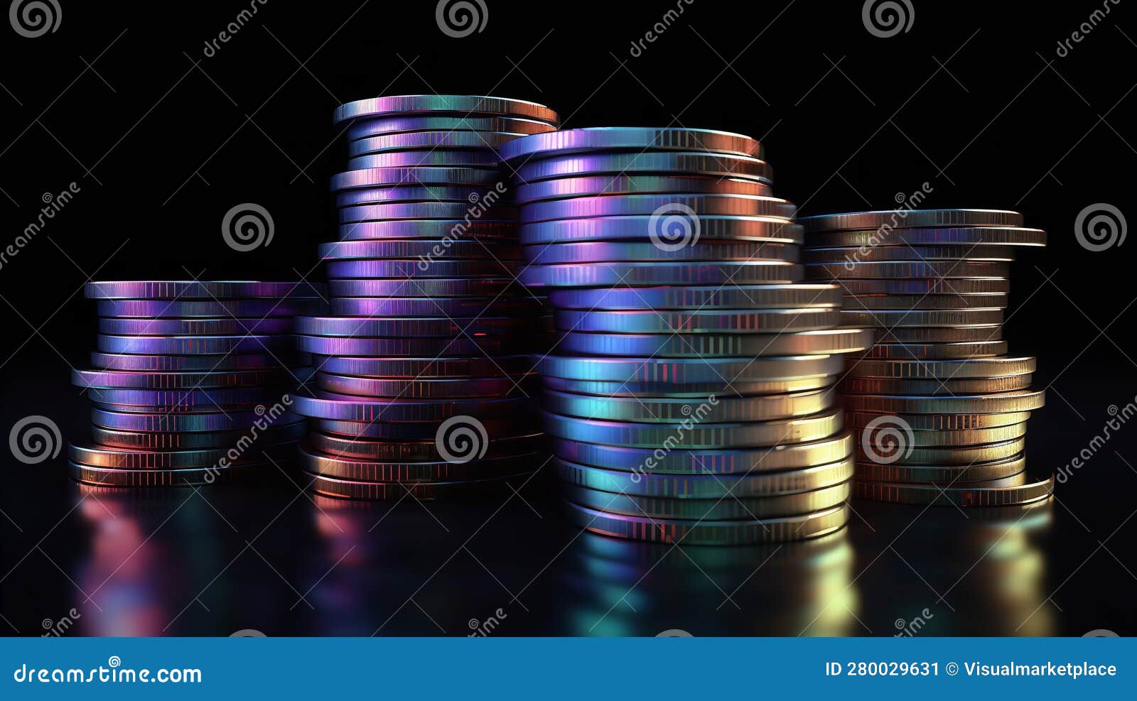 The Rise of DeFi in Cryptocurrency Stock Illustration - Illustration of ...