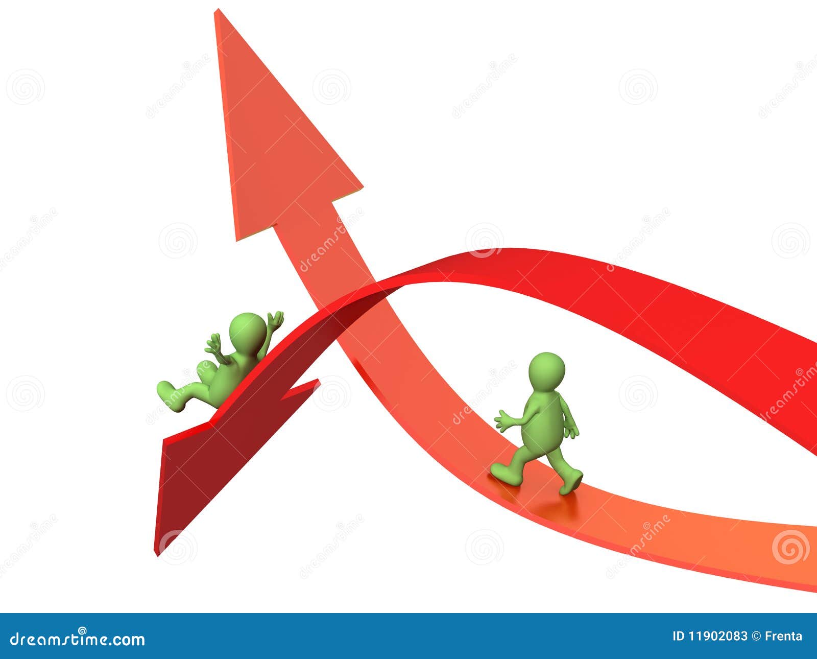 Rise and falling stock illustration. Illustration of fall - 11902083