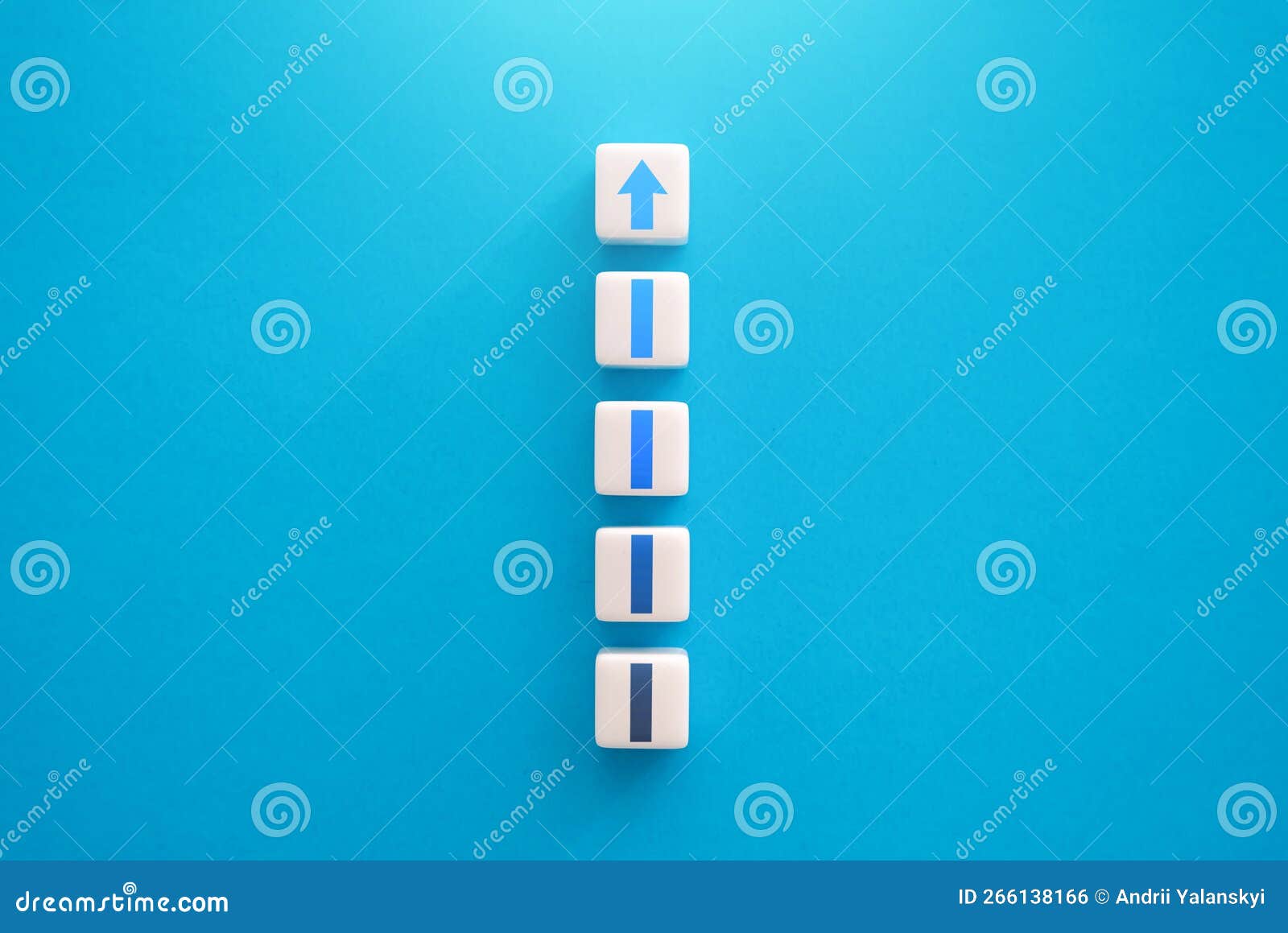 Rise and Growth Process . Blocks with a Growing Arrow. Go Higher for ...