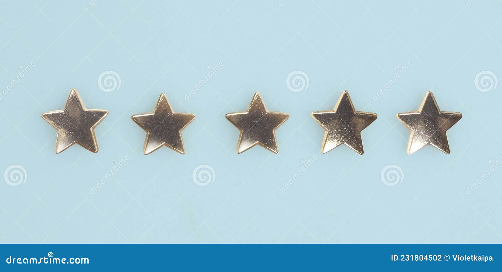 Rise on Increasing Five Stars. Increase Rating Evaluation Stock Photo ...