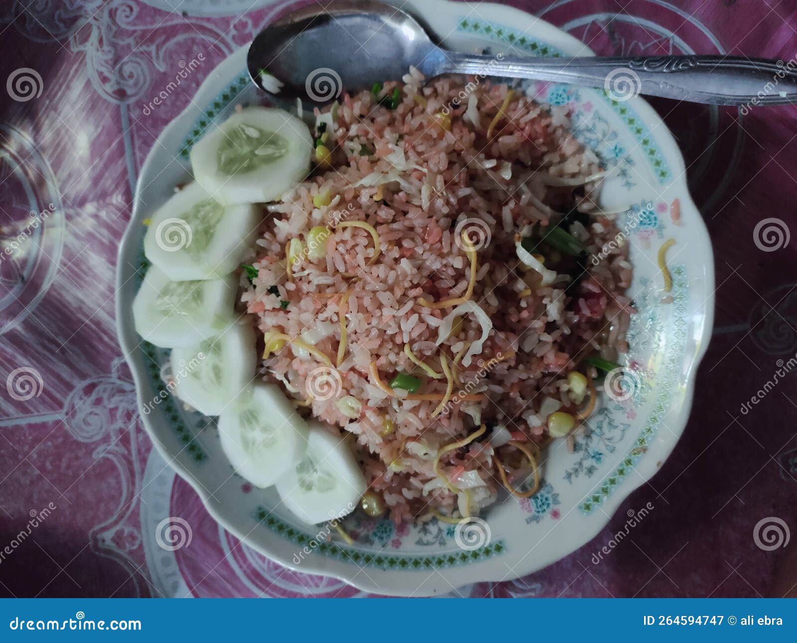 Rise noodle simple food stock image. Image of dish, curry - 264594747