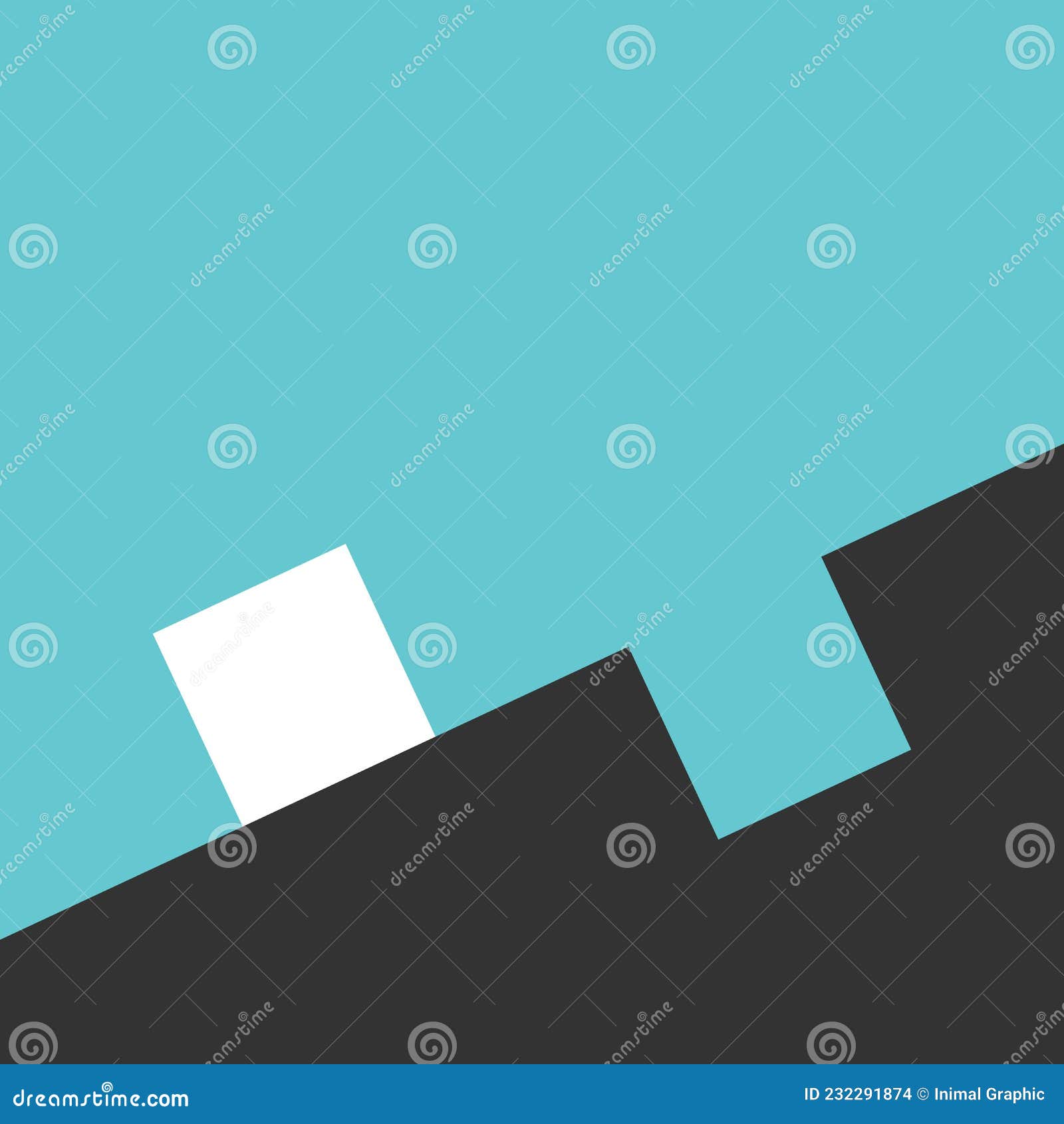 Rise, Pitfall, Risk, Minimalism Stock Vector - Illustration of business ...