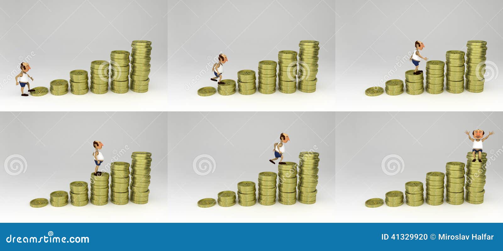 Rise on the top stock illustration. Illustration of arrow - 41329920
