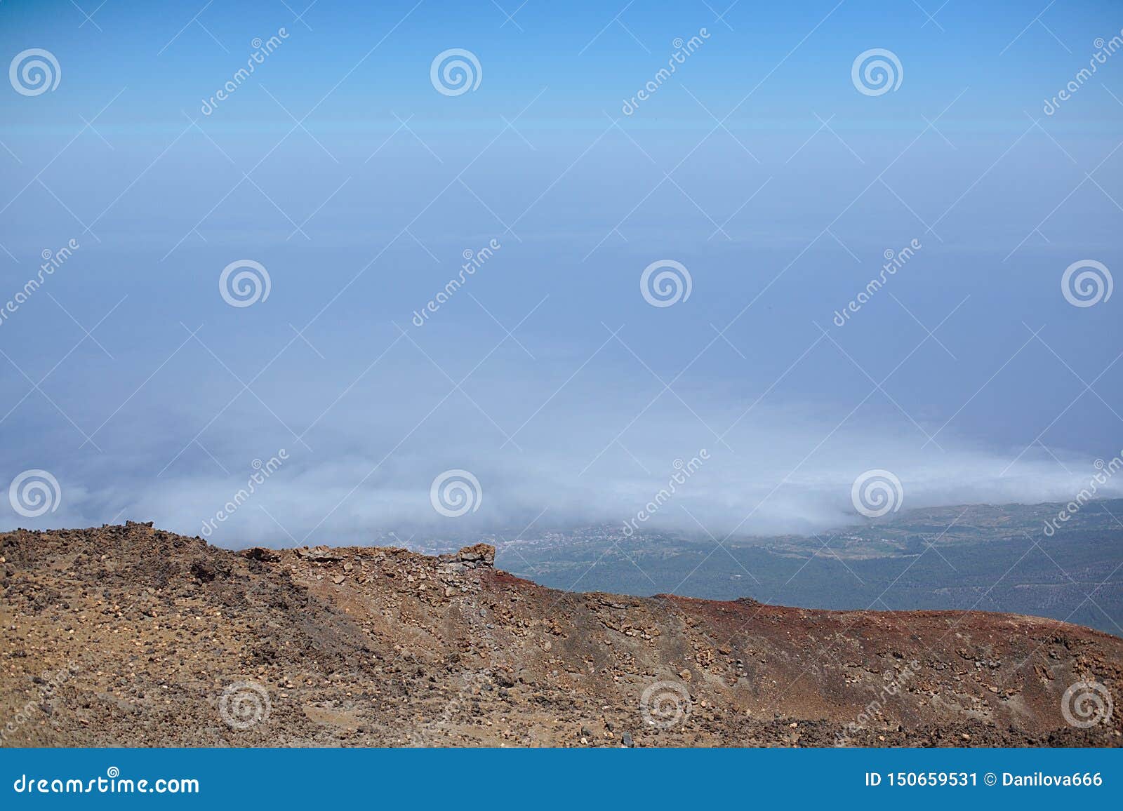 The Rise of the Volcano, in the Mountains, Summer Trip, Rocks Texture ...