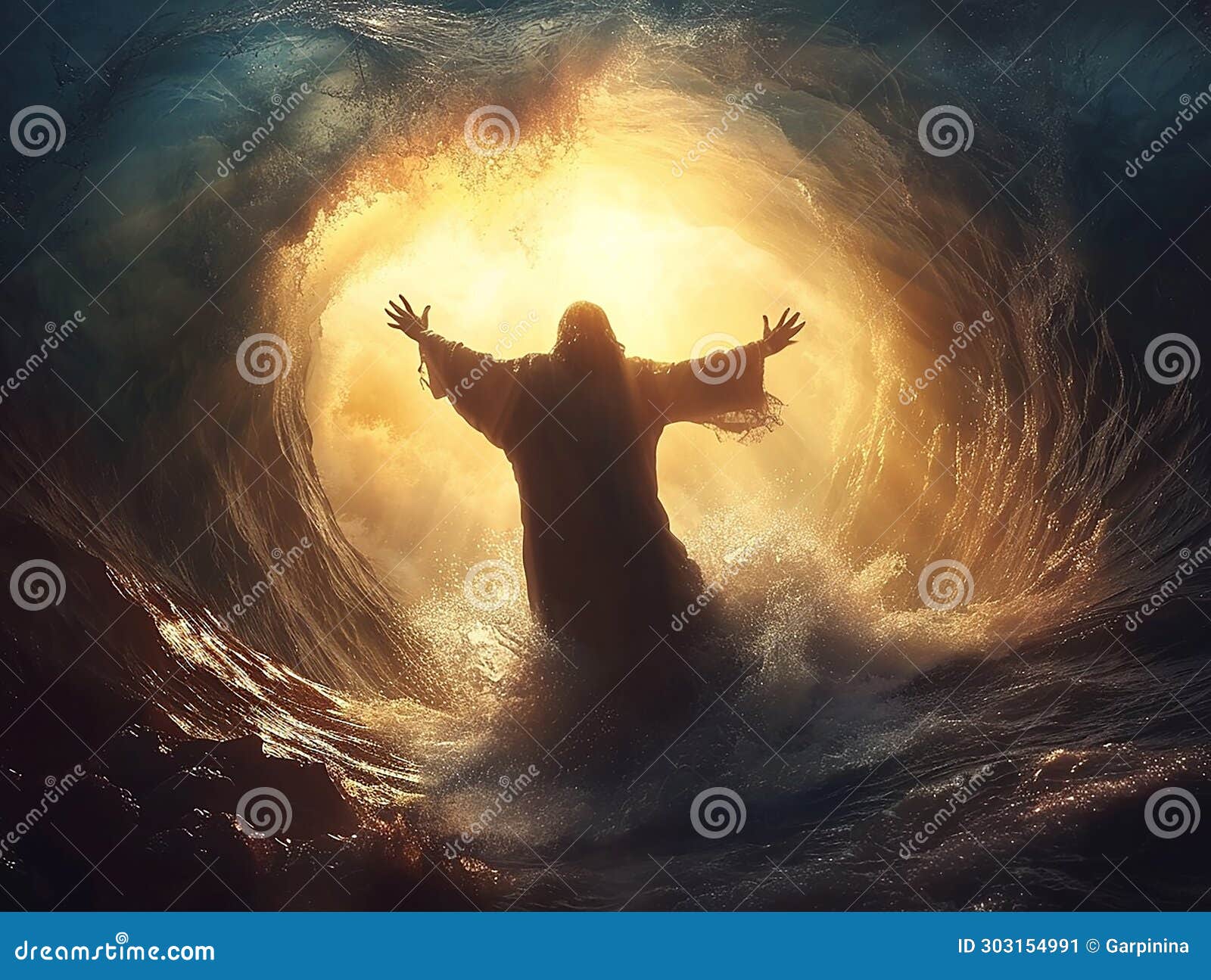 He is Risen Concept, Jesus , Easter Concept, Stock Illustration ...