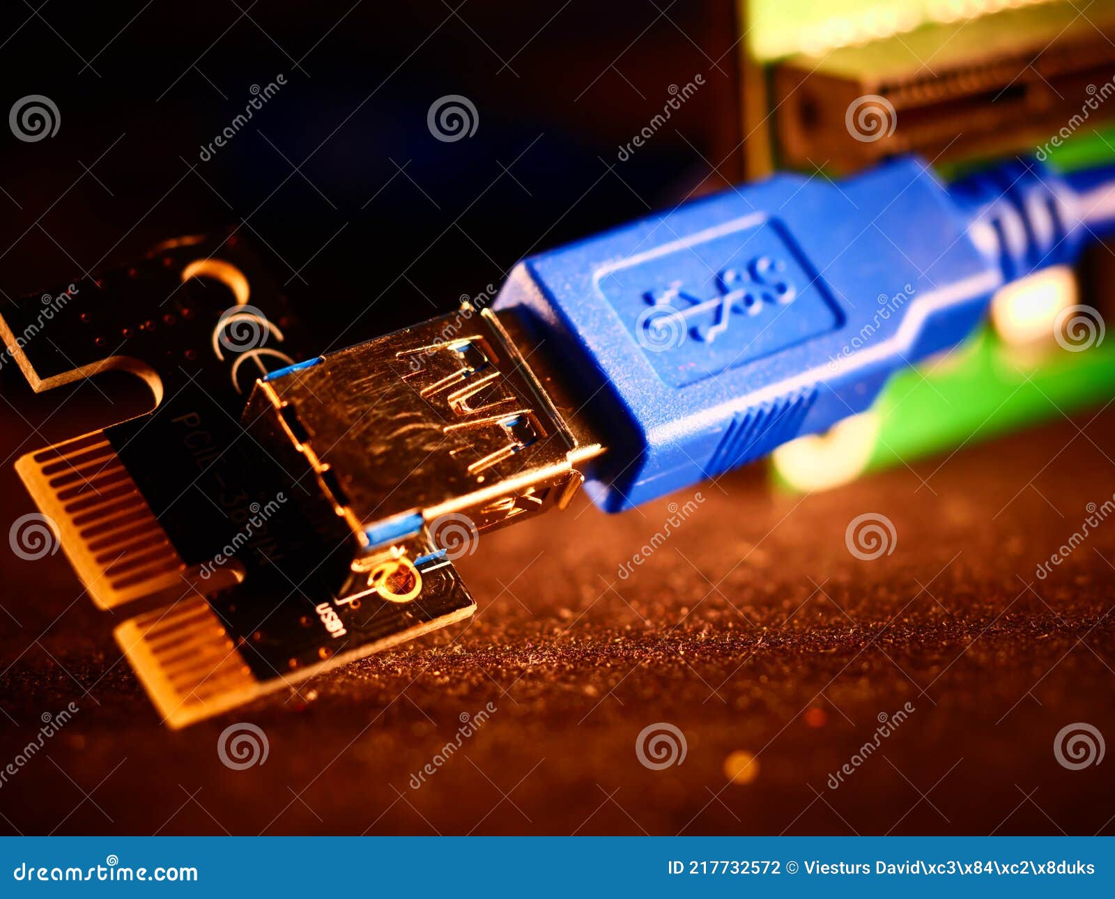 Riser for Mining on Video Card. Device for Collecting a Mining Farm ...