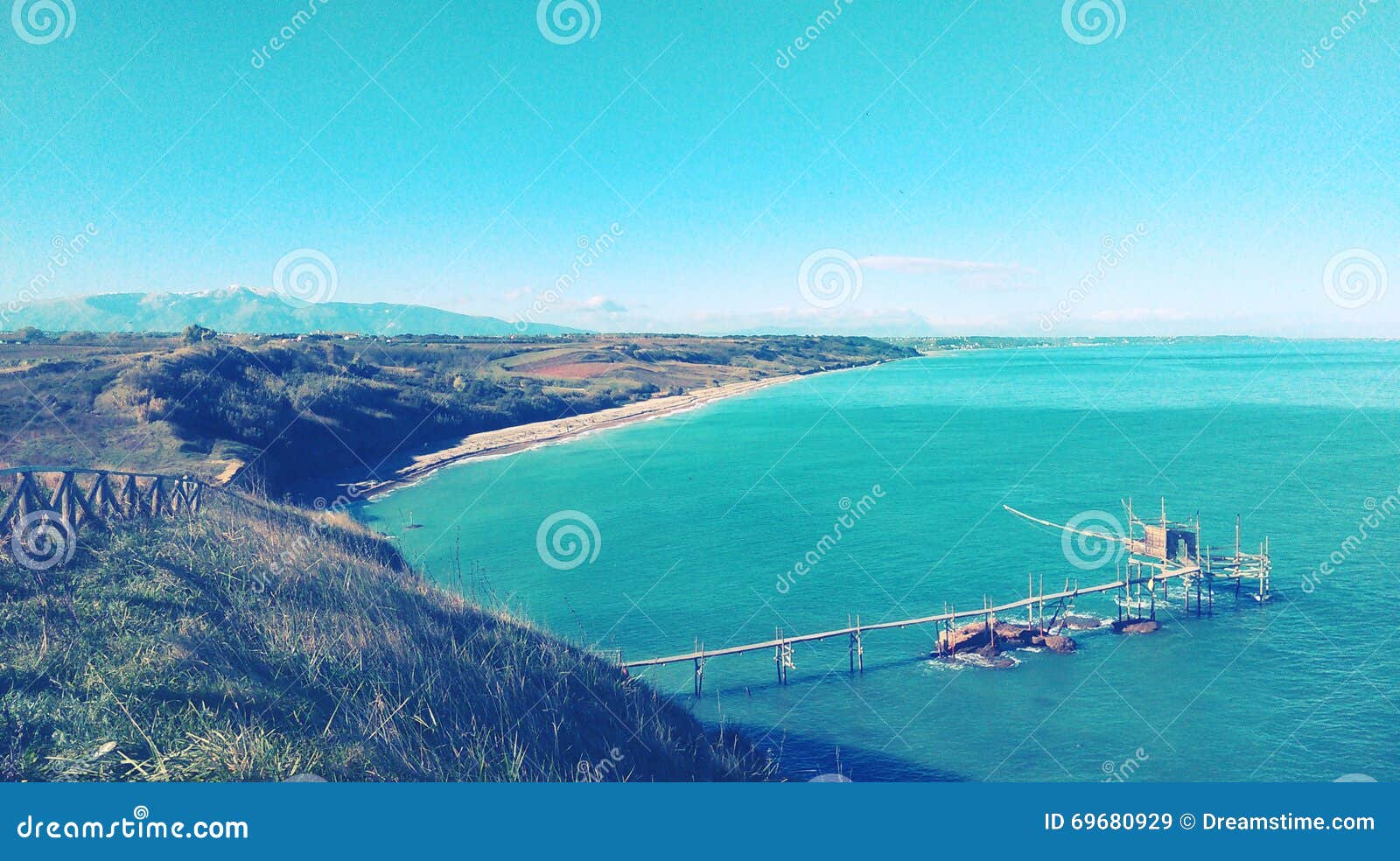 Riserva Naturale Punta Aderci, Vasto, Abruzzo Immagine Stock - Immagine ...