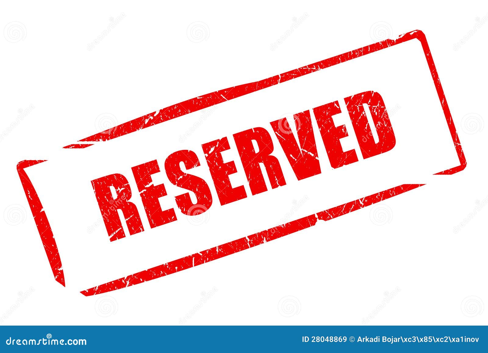 Riservato illustrazione di stock. Illustrazione di prenotato - 28048869