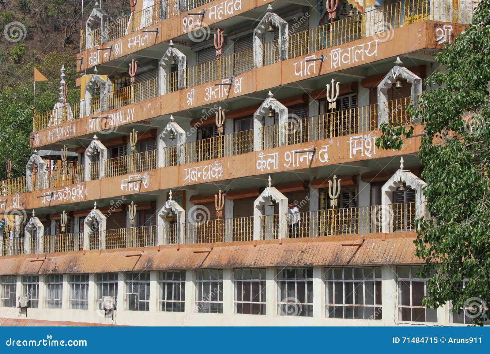 Rishikesh, India editorial image. Image of hills, mandir - 71484715